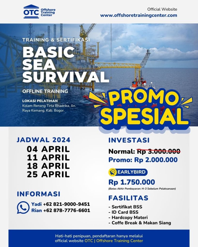 Pelatihan Basic Sea Survival - Sertifikasi Offshore